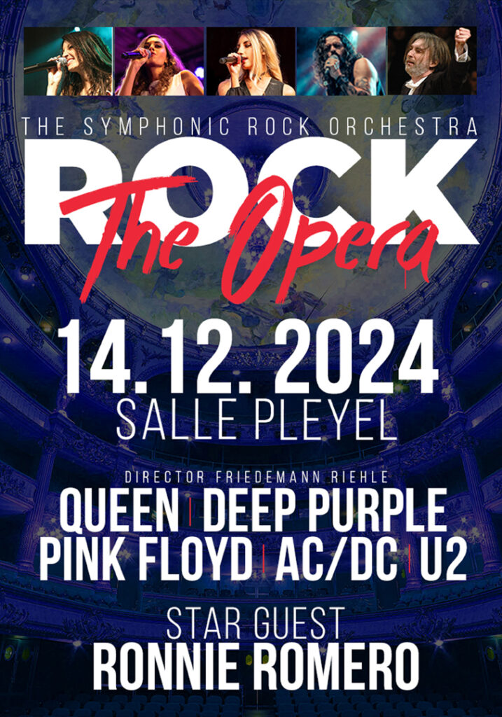 ROCK THE OPERA en concert à Paris - Salle Pleyel