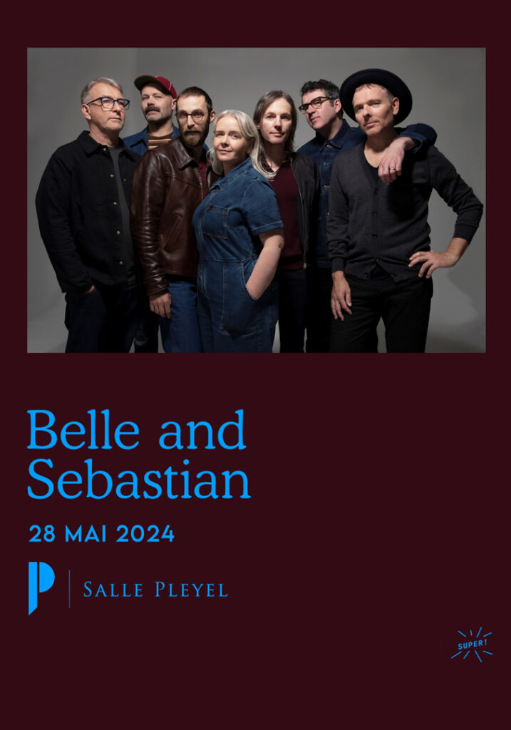 BELLE AND SEBASTIAN en concert à Paris - Salle Pleyel